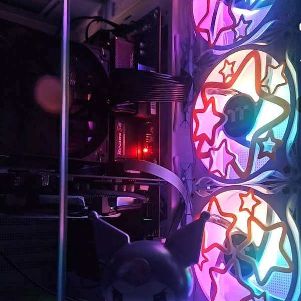 Butterfly Gaming Computer Fan Shroud/ Grill /cover Custom 3D Printed ...