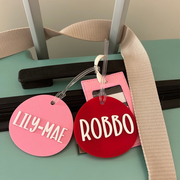 Kids School Bag Tag | Backpack Name Tag ID | Personalized Tag for Kids ...