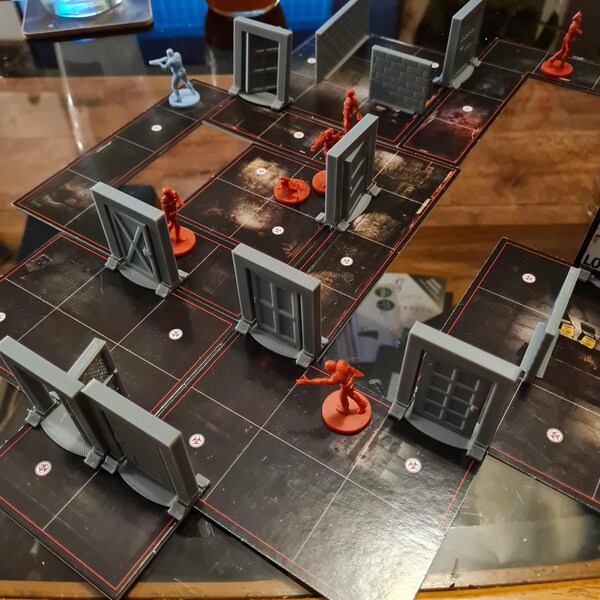 Resident Evil 2 and 3 Board Game RPD Double Door Upgrade - 1 X ...