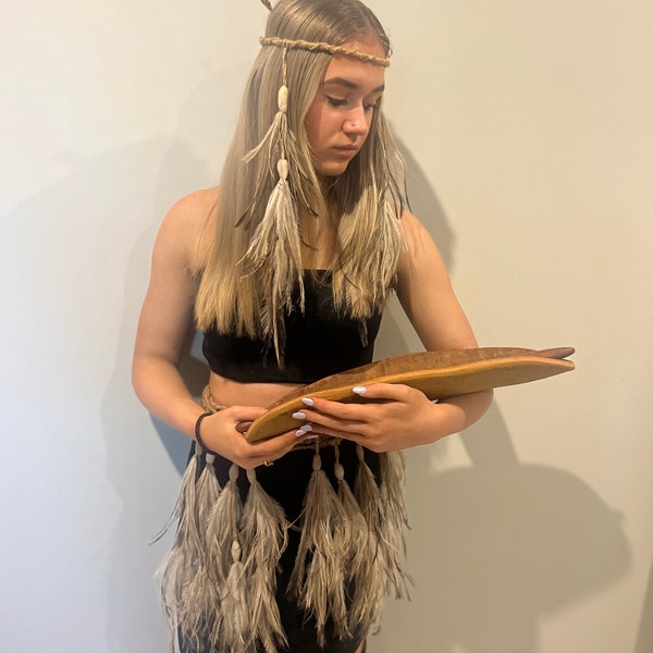 Children's Emu Feather Headdress, NAIDOC, Attire, First Nations - Etsy