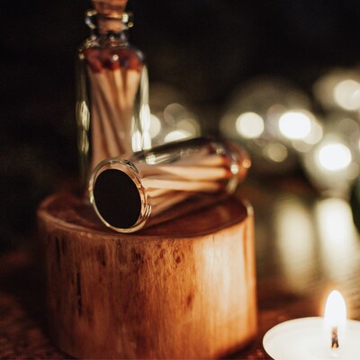 Precut Match Strike Paper Circles on Sheet 30/pack, Match Bottles ...