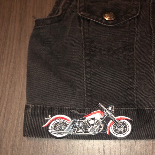 Motorcycle Applique Patch - Chopper, Cruiser, Biker Badge 4" (iron On ...