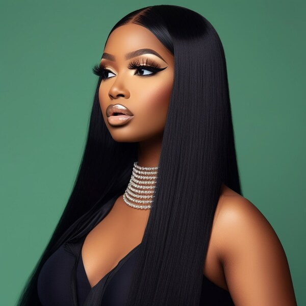 Printable Rich Black Girl Vision Board, Black Woman Images, 2024 Brown ...