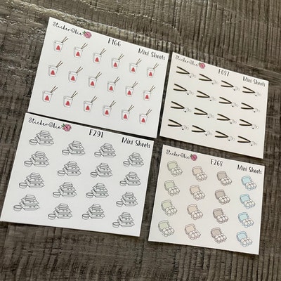 F029 Sonic Route 44 Cup Planner Stickers Hand Drawn Mini - Etsy