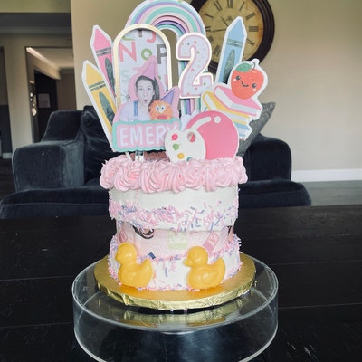 Rainbow Shaker, Cake Topper SVG and Studio, Do It Paper, Cutting Files ...