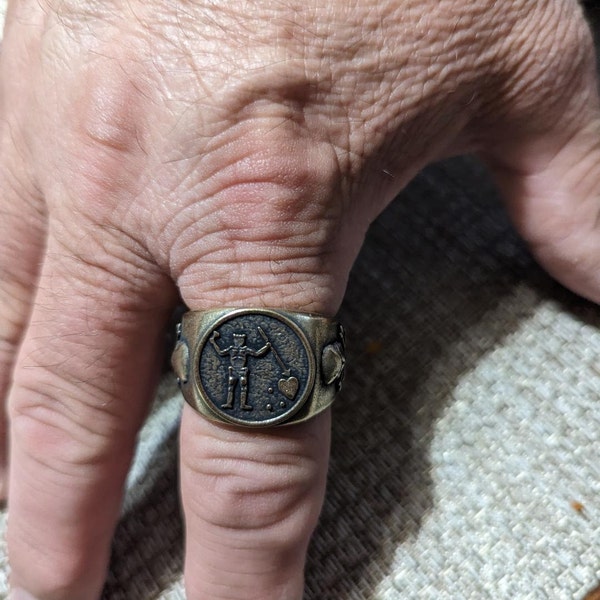 Pirate Captain Blackbeard Flag Jolly Roger Ring Jewelry Men - Etsy