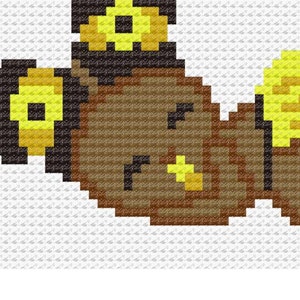 Saluting Soldier Flag Pattern Graph With Single Crochet Written ...