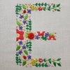 Floral Alphabet Letter R Initial Embroidery PDF Pattern, Instant ...