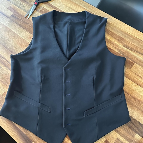 Vest Pattern for Men | Men Sewing Pattern | Waistcoat for Men| Sewing ...