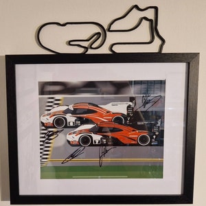 Framed Racing Circuit 3d Printed Framed Wall Art - Etsy