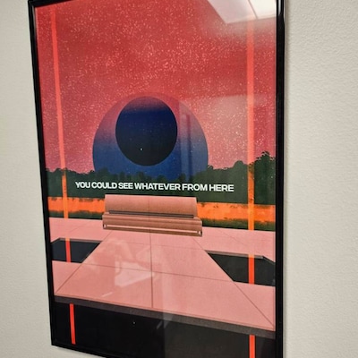 12 by 18 Neon Retro Liminal Pool Poster what - Etsy