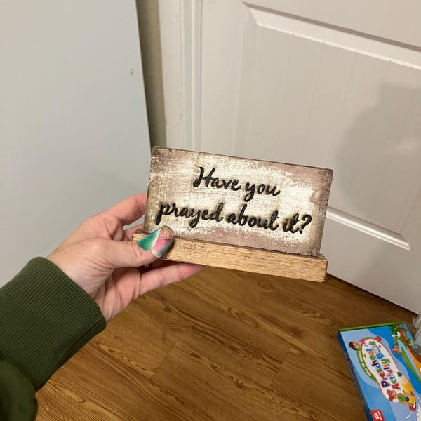 Rustic Wooden Table Riser - Farmhouse Decor Stand - Boho Barnwood ...