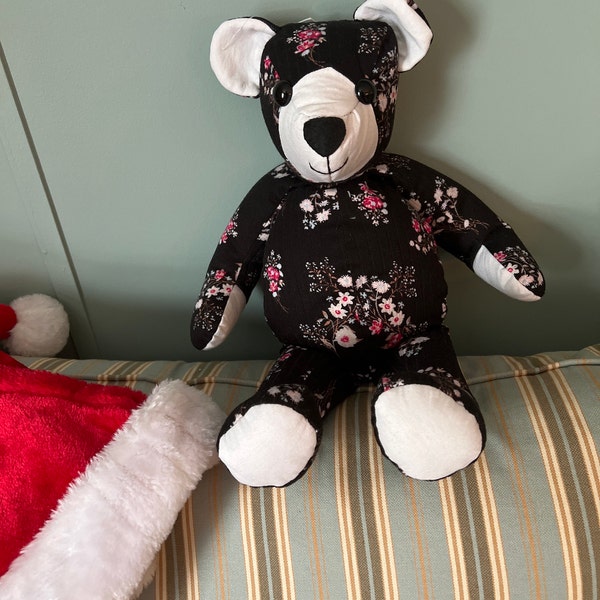 Simple Memory Bear Pattern 18" Easy Bear Pattern Memorial Bear Sewing ...