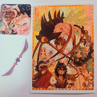 Splatoon Octo Expansion Pairs Prints - Etsy