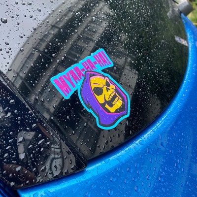 Skeletor Laughing Vinyl Sticker Die Cut MOTU Masters of the Universe ...
