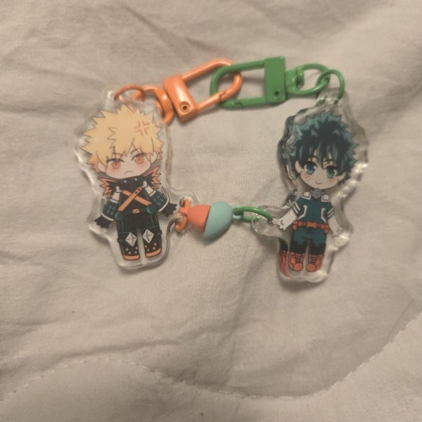 Hero Ship Magnet Keychain - Bakudeku + Kiribaku + Tododeku + Izuocha ...