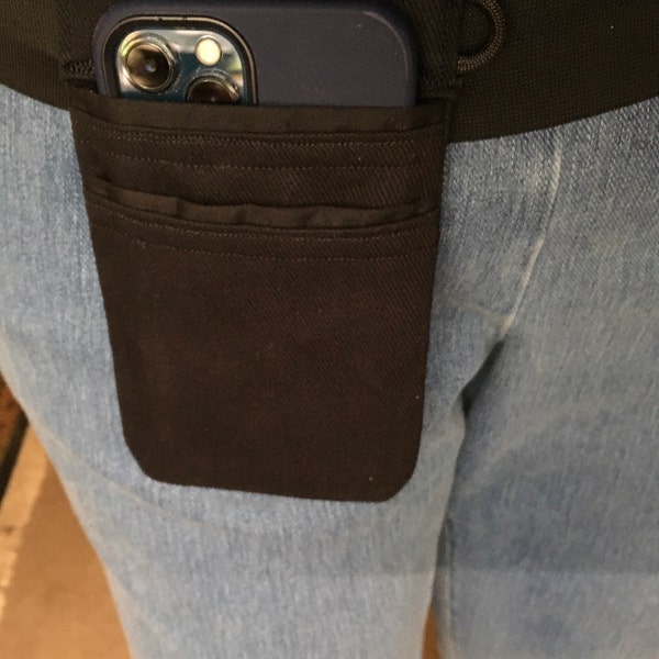Classic Cotton - Cell Phone Pouch Belt (4 Fabric Choices) - Etsy