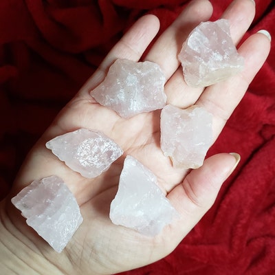 Madagascar Rose Quartz Rough Natural Stones: Choose How Many Pieces ...