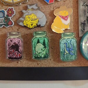 Complete Cryptid Buddy Sticker Pack Fantasy Mothman Sasquatch Bigfoot ...