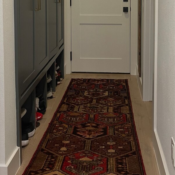 Turkish Rug, Area Rug, 5x10 Rug, Hand Knotted Rug, Red Rugs for Living ...