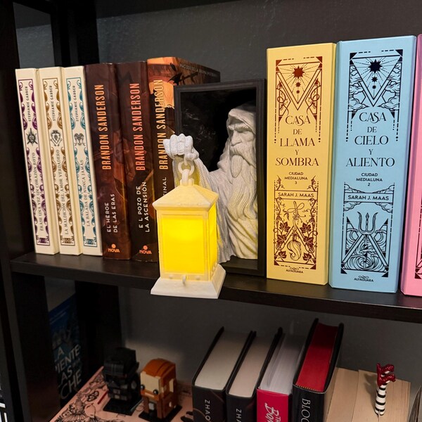 Dragon Breathing Fire Bookend/book Nook | Bookish Decor | Unique Book ...