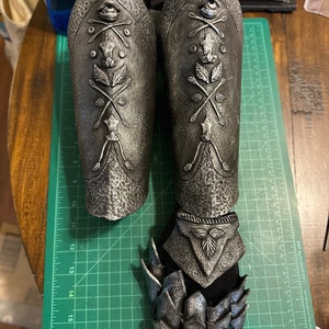 Armor Patterns: Leg Guards greaves - Etsy