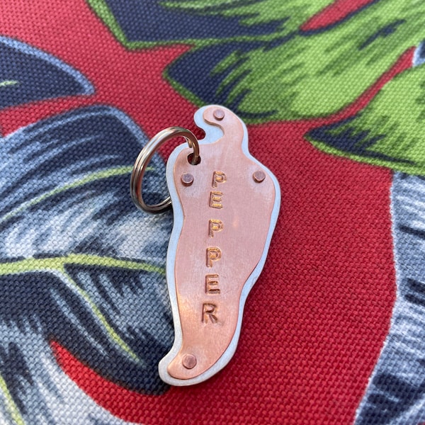 Pepper Pet Tag - Etsy