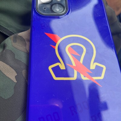 Omega Bloody Thunderbolt Distressed Cap OPP D9 Black Fraternity Hat ...