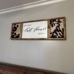 Custom Cowhide Sign - Etsy