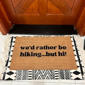 Oversized Buffalo Check Entry Rug, Doormat Layering Rug, Buffalo Plaid ...