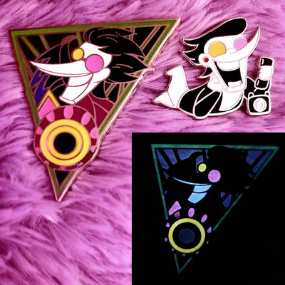 Spamton/spamton Neoglow-in-the-dark Enamel Pin Free Sticker - Etsy