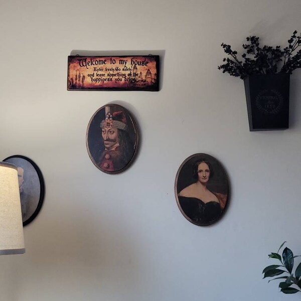 Siren - Mythical Creatures Beasts - Wood Art- Wall Hanging - Decor ...