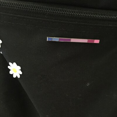 Bisexual Rod Pin Subtle Pride Flag Accessory LGBT Queer Bi Bicurious ...