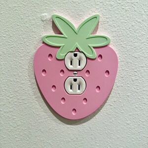 Strawberry Outlet Cover - Etsy