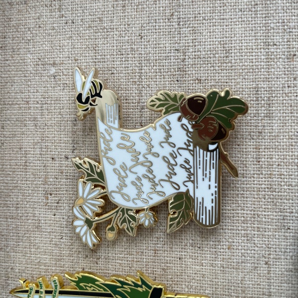 Jude Letter the Cruel Prince Enamel Pin - Etsy