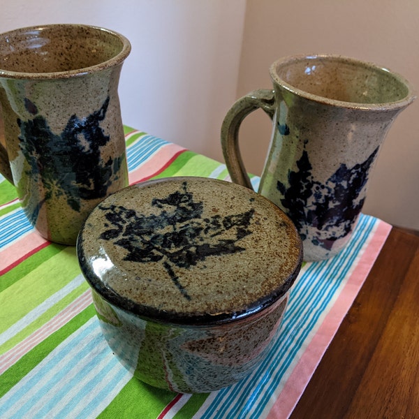 Ceramic Coffee Single-use Pour-over and Mug Set, Pottery Coffee Mug ...