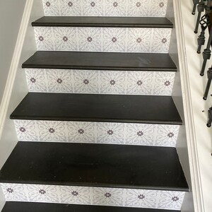 Vintage Look Tiles Stair Riser, Window Sill, Tile Stickers 7 Inch X 36 ...
