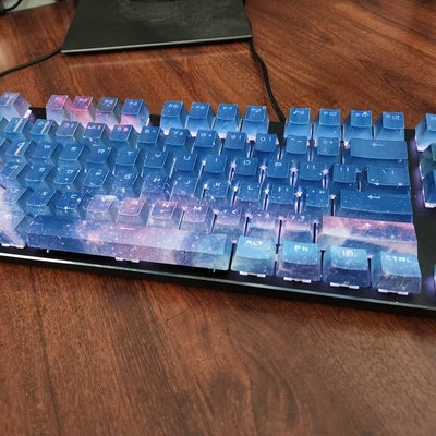 Cute Katty Keycaps, Keycap Set, Kawaii XDA Pink Keycaps, PBT Keycaps ...