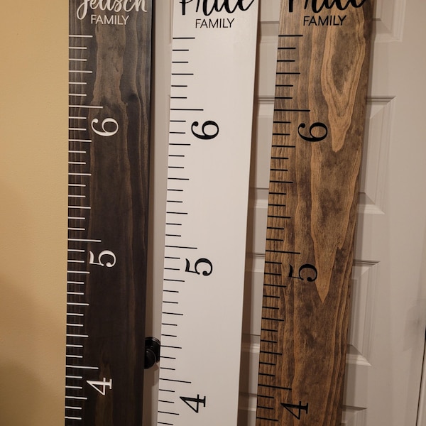 Unfinished, DIY Growth Chart, Kids Growth Chart, Measuring Stick ...