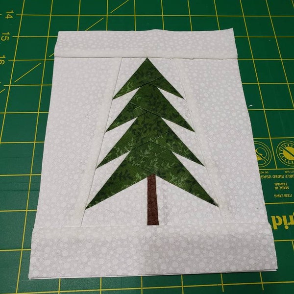 Christmas Tree Paper Piecing Pattern, PDF - Etsy