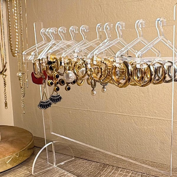 Earring Display Hanger Rack Colorful Acrylic Hangers for Earring Craft ...