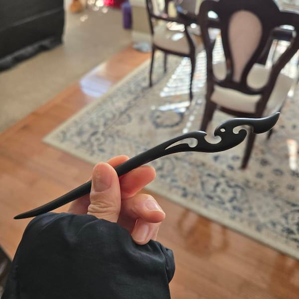 Vintage Lily of the Valley Hairpin, Retro Floral Elegant Wood Hair ...