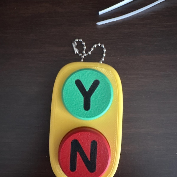 Yes/no Clicker Fidget Toy - Bluey-inspired, Fun Stress Reliever ...
