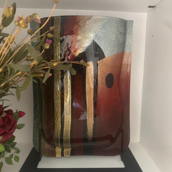 Yard Art - 48" Tall Garden Stake - Display Frame for Glass - Made to ...