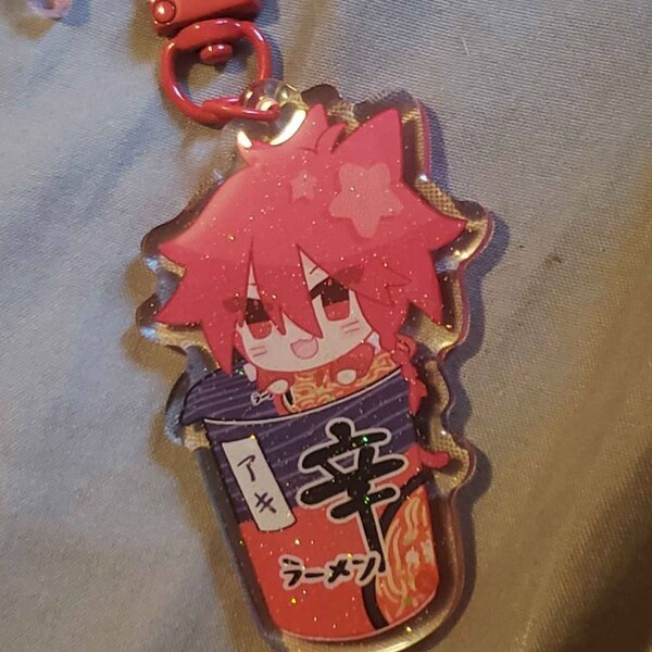 SHTDN Rpgmaker Goyou & Agape Glitter Epoxy Acrylic 2.5" Charms - Etsy