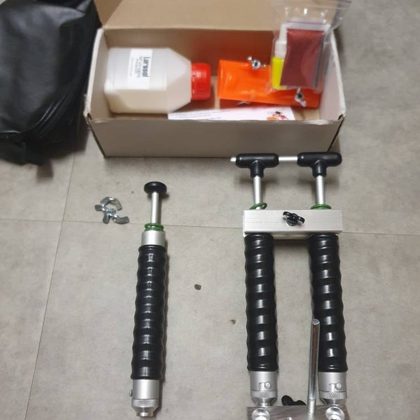 Aluminium Injector for Soft Lure Bait Mold Fishing Plastisol Dual Color ...