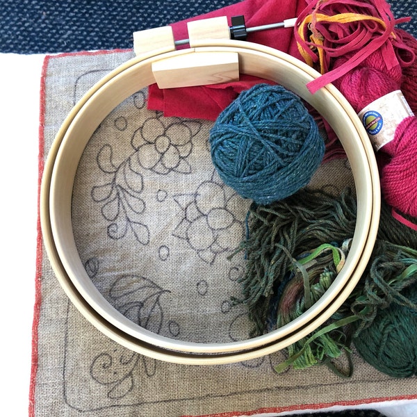 Barnett's Laptop Hoops - Hand Quilting Travel Size Lap Frame 12 Inch ...