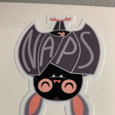 Bat Nap Sticker for Planner Laptop Sticker Nap Lover Guano - Etsy