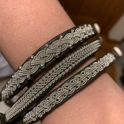 Sami Bracelet TRYM Handmade in Sweden Saami Armband Braided in - Etsy