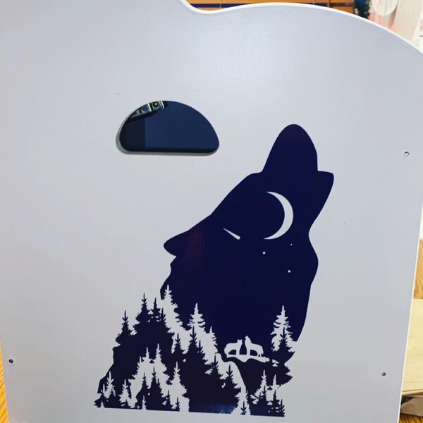 Howling Wolf Svg, Dxf, Wolf Head Silhouette Clip Art, Wolf Fantasy Cut ...